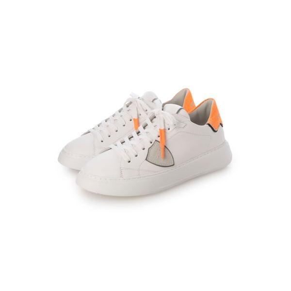 【発売日：2025年06月05日】【ブランド商品番号】BTLU VLT4 VLT4 / 【ブランド名】PHILIPPE MODEL（フィリップモデル） / 【色】BLANC ORANGE / 【ソール素材】ゴム / 【原産国】イタリア