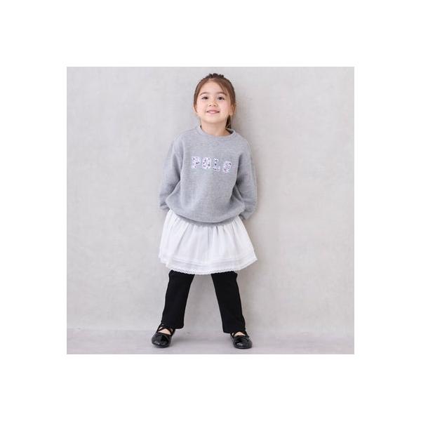 【発売日：2025年09月19日】【ブランド商品番号】9653110 03 / 【ブランド名】petit main（プティマイン） / 【色】オフホワイト / 【素材】スカート上布：綿100%　スカート下布：ポリエステル80% 綿20%　レ...