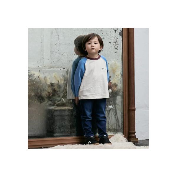 【発売日：2026年02月11日】【ブランド商品番号】9553104 51 / 【ブランド名】petit main（プティマイン） / 【色】ブルー / 【素材】綿53%<br>ポリエステル32%<br>ポリウレタン...