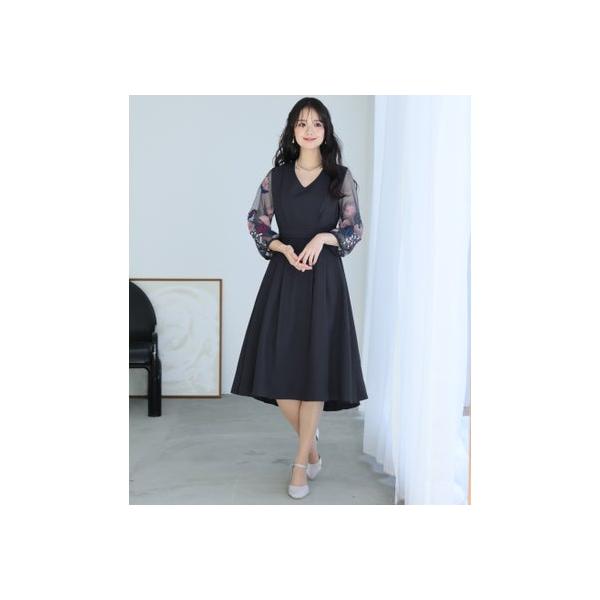 【発売日：2025年03月09日】【ブランド商品番号】3435 3435 / 【ブランド名】PourVous（プールヴー） / 【色】ネイビー / 【素材】表地ポリエステル100% 裏地ポリエステル100% 刺繍部分ポリエステル100% 伸...