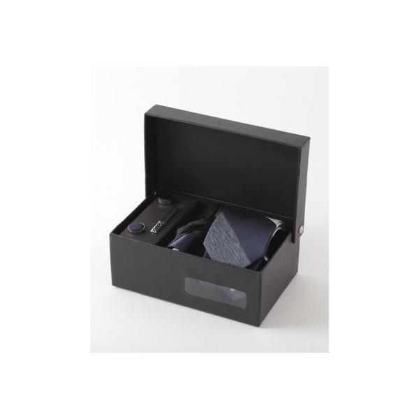 【発売日：2025年05月22日】【ブランド商品番号】qrmens-set008 008 / 【ブランド名】Quit Running（クイトランニング） / 【色】ブルー / 【素材】タイクリップ、カフス金具:ステンレス ネクタイ、ハンカチ...