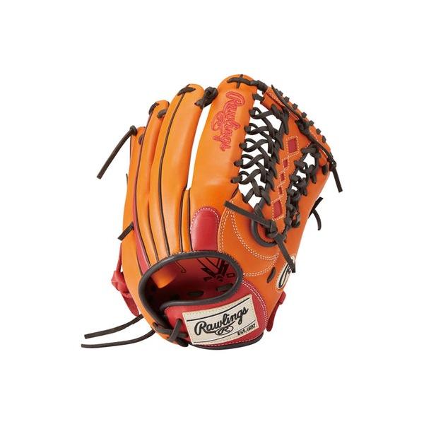 【発売日：2026年02月24日】【ブランド商品番号】GS4HDS66 34292312 / 【ブランド名】Rawlings（ローリングス） / 【色】オレンジ×スカーレット / 【素材】表革：天然皮革裏革：天然皮革