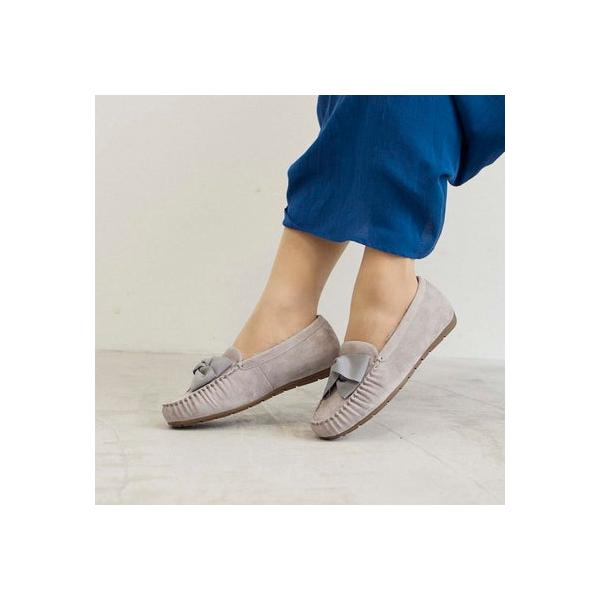 【発売日：2025年07月01日】【ブランド商品番号】RRKK42035RP GYS / 【ブランド名】Riz raffinee（リズ ラフィーネ） / 【色】グレースエード / 【表素材】本革 / 【原産国】中国