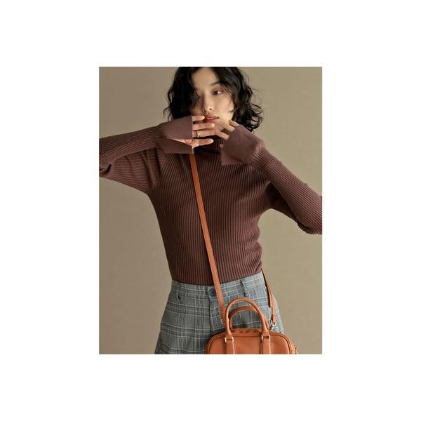 【発売日：2025年03月04日】【ブランド商品番号】137108 008 / 【ブランド名】Re:EDIT（リエディ） / 【色】ダークブラウン / 【素材】レーヨン50％、ポリエステル28％、ナイロン22％