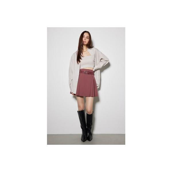 【発売日：2025年03月06日】【ブランド商品番号】110HA731-0911093 / 【ブランド名】rienda（リエンダ） / 【色】D/PNK3 / 【素材】〔表地〕ポリエステル:78レーヨン:18ポリウレタン:4〔裏地〕[裾部分...