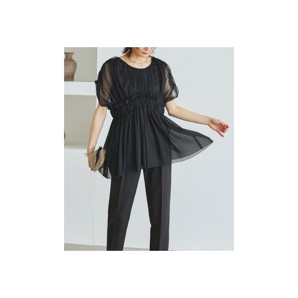 【発売日：2025年03月09日】【ブランド商品番号】PA1370 BL / 【ブランド名】RUIRUE BOUTIQUE（ルイルエブティック） / 【色】ブラック×ブラック / 【素材】【トップス】ポリエステル 100％　【パンツ】ポリエ...