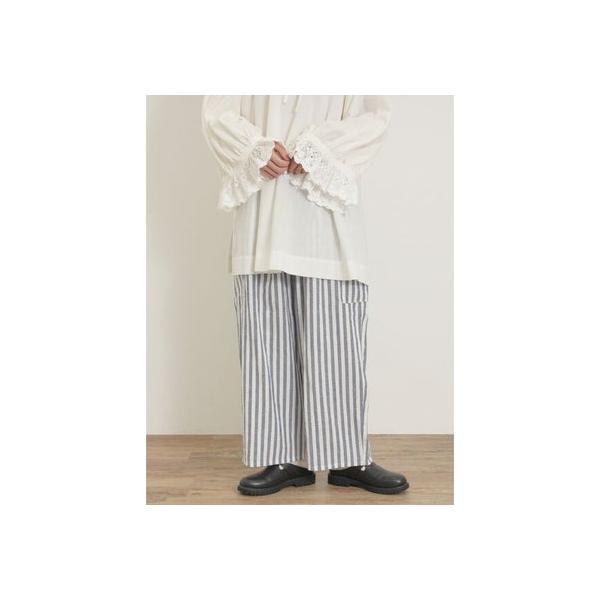 【発売日：2025年03月11日】【ブランド商品番号】2400512-87-11 30 / 【ブランド名】Samansa Mos2（サマンサ モスモス） / 【色】ブルー / 【素材】麻（リネン） 100% / 【原産国】ミャンマー / 【...