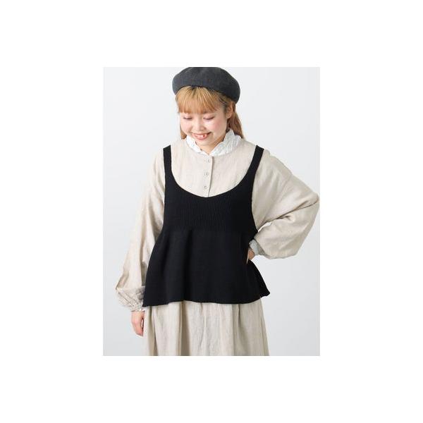 【発売日：2026年02月10日】【ブランド商品番号】2601374-12-11 66 / 【ブランド名】Samansa Mos2（サマンサ モスモス） / 【色】ブラック / 【素材】ポリエステル 65% 綿 35% / 【原産国】中国 ...