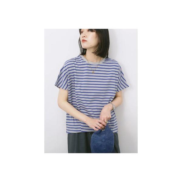 【発売日：2025年06月05日】【ブランド商品番号】2201417-24-15 48 / 【ブランド名】Samansa Mos2 blue（サマンサモスモス ブルー） / 【色】グレー / 【素材】本体  綿 100% リブ部分  綿 9...