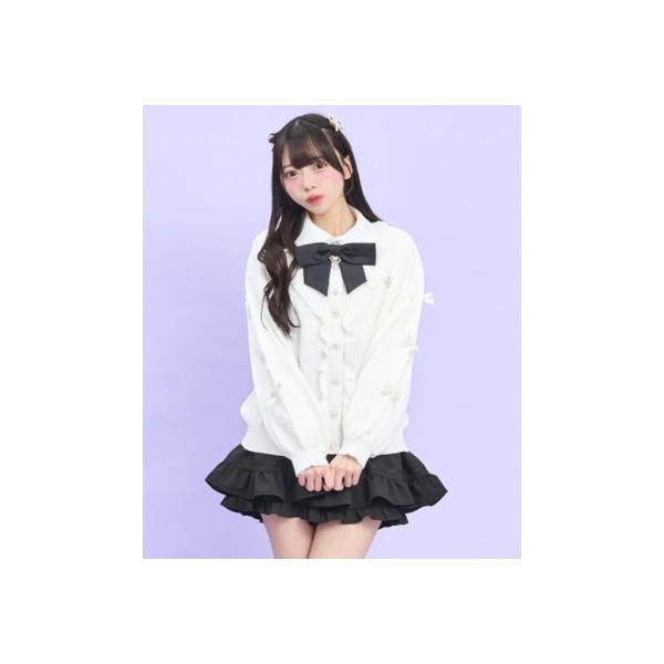 【発売日：2026年03月02日】【ブランド商品番号】6SK301 10 / 【ブランド名】Secret Honey（シークレットハニー） / 【色】ホワイト / 【素材】本体：アクリル55% 綿45% レーステープ：ポリエステル90% ポ...