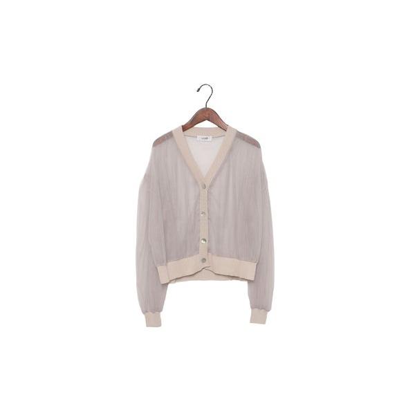 【発売日：2026年03月03日】【ブランド商品番号】15163231 10 / 【ブランド名】Sensounico（センソユニコ） / 【色】ライトグレー / 【素材】[本体]レーヨン89% ナイロン11% [チュール部分]ポリエステル1...