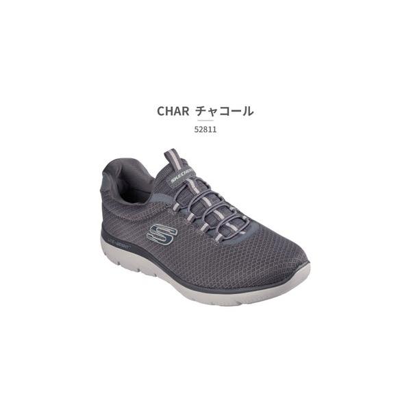 【発売日：2025年05月22日】【ブランド商品番号】4-skc-m-52811-01 -char / 【ブランド名】SKECHERS（スケッチャーズ） / 【色】CHAR_チャコール