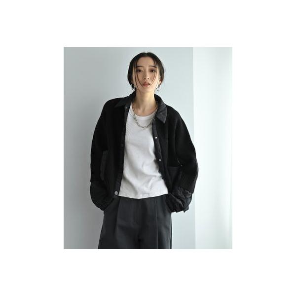 【発売日：2025年11月05日】【ブランド商品番号】850170 000 / 【ブランド名】STYLE DELI（スタイルデリ） / 【色】ブラック / 【素材】(本体)アクリル 48%、ポリエステル 30%、ナイロン 22%(別布部分)...