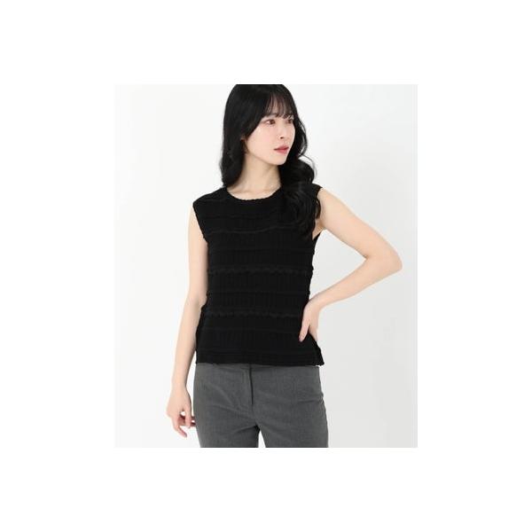 【発売日：2026年03月23日】【ブランド商品番号】51-17802 19 / 【ブランド名】STRAWBERRY FIELDS（ストロベリーフィールズ） / 【色】ブラック2 / 【素材】[本体] レーヨン66%,ポリエステル34%,[...