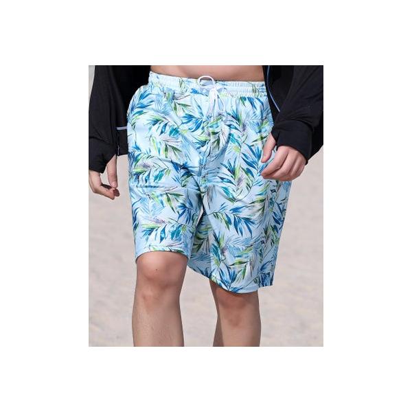 【発売日：2025年02月19日】【ブランド商品番号】pants536 10 / 【ブランド名】Teddyshop（テディショップ） / 【色】ライトブルー×パームリーフ / 【原産国】MADE IN CHINA