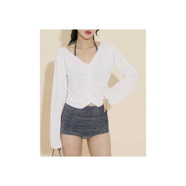 【発売日：2025年04月28日】【ブランド商品番号】rashguard068 ホワイト / 【ブランド名】Teddyshop（テディショップ） / 【色】ホワイト / 【素材】82% ポリエステル， 18% ポリウレタン / 【原産国】中国