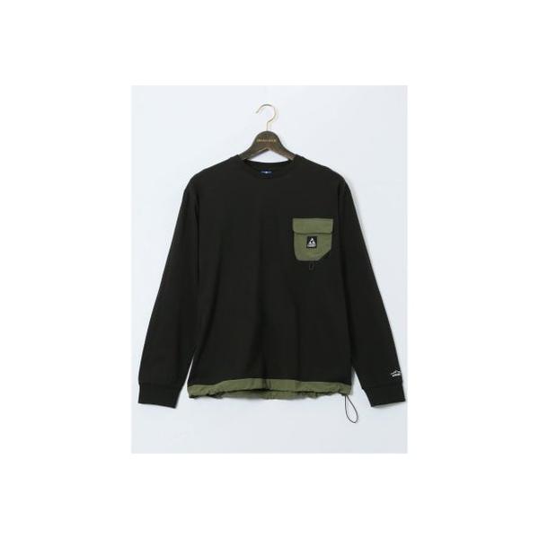 【発売日：2026年02月05日】【ブランド商品番号】110203191500633 05 / 【ブランド名】GRAND-BACK（グランバック） / 【色】黒 / 【素材】本体：コットン100％、別布：ナイロン100％、リブ：コットン95...