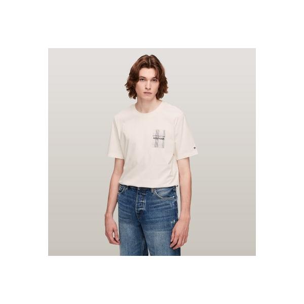 【発売日：2025年03月03日】【ブランド商品番号】MW35459 YBH / 【ブランド名】TOMMY HILFIGER（トミー ヒルフィガー） / 【色】ホワイト / 【素材】麻100％ / 【原産国】スリランカ