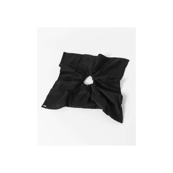 【発売日：2025年07月15日】【ブランド商品番号】RWA6-HP0224 5 / 【ブランド名】URBAN RESEARCH ROSSO（アーバンリサーチ ロッソ） / 【色】BLACK / 【素材】シルク100%タグ : ステンレス ...