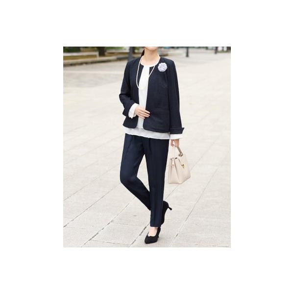 【発売日：2025年12月19日】【ブランド商品番号】272169 NET / 【ブランド名】Viola e Viola（ヴィオラ エ ヴィオラ） / 【色】ネイビー系テーパード / 【素材】【ジャケット】 ■ 品質／＜表地＞ポリエステル1...
