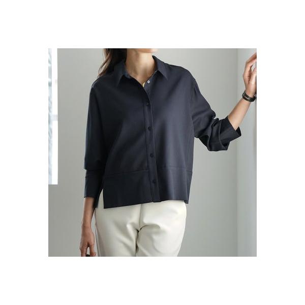 【発売日：2025年08月12日】【ブランド商品番号】vm25fw05SH 31 / 【ブランド名】VIRINA（ヴィリーナ） / 【色】ネイビー / 【素材】ポリエステル65％、レーヨン33％、ポリウレタン2％ / 【原産国】中国 / 【...