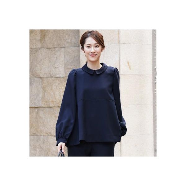 【発売日：2025年11月18日】【ブランド商品番号】vm25fw33BL 031 / 【ブランド名】VIRINA（ヴィリーナ） / 【色】ネイビー / 【素材】本体/ポリエステル53％、複合繊維(ポリエステル)47％ レース/ナイロン67...