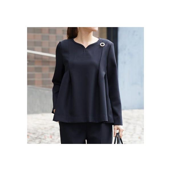 【発売日：2025年11月18日】【ブランド商品番号】vm25fw34BL 031 / 【ブランド名】VIRINA（ヴィリーナ） / 【色】ネイビー / 【素材】本体/ポリエステル53％、複合繊維(ポリエステル)47％ 別布/ポリエステル1...