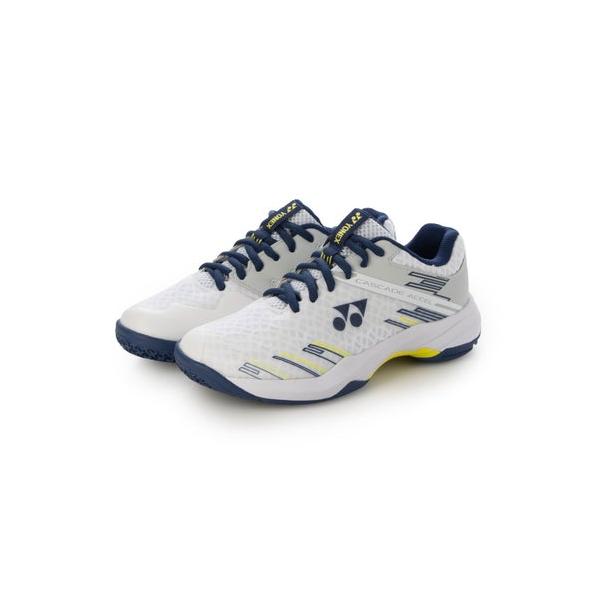【発売日：2026年04月02日】【ブランド商品番号】SHBCA1 16175091 / 【ブランド名】YONEX（ヨネックス） / 【色】100 ホワイト×ネイビー / 【表素材】その他合成繊維 / 【ソール素材】ゴム / 【原産国】中国