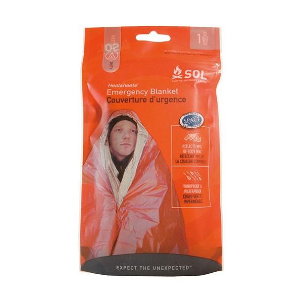 アメリカのAdvanced Flexible Material社が開発した、ポリエチレンの生地に特殊技術で純度99.999%の高純度なアルミを蒸着加工した「ヒートシート」の１人用非常用ブランケット。体熱の90%を反射させて体温を維持します。...