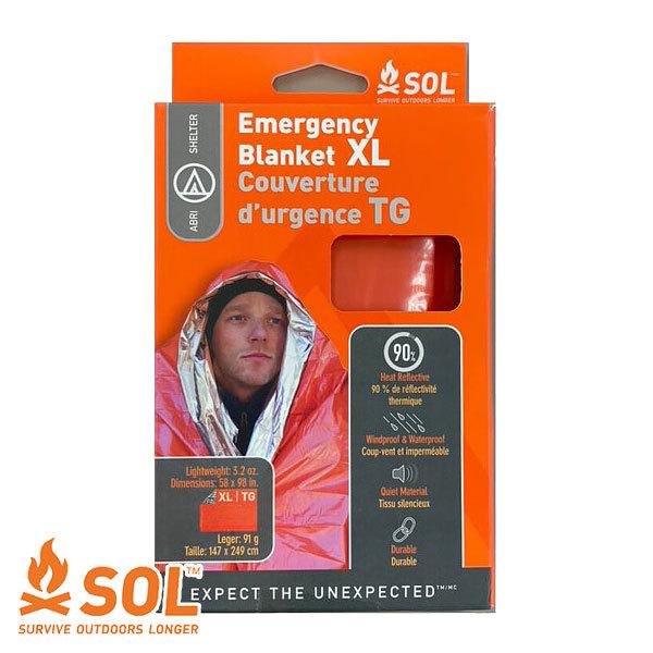 2人用サイズの大型ブランケットです。ポリエチレン素材に高純度のアルミ蒸着加工を施し、アルミ面は体が放射する体熱の90%を反射します。使うときは簡単に広げられ、音も静かです。また引き裂き強度が強く、すぐに破けるということもありません。外側のオ...