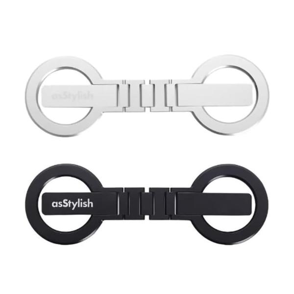 ２台の端末を同時に接続・管理できるTwins Carry Stand【２台の端末を同時に接続・管理できる】個人用と仕事用のスマートフォンを同時に接続。デュアルデバイス対応で2つの画面で仕事やゲームができるため、作業がはかどること間違いなし。...