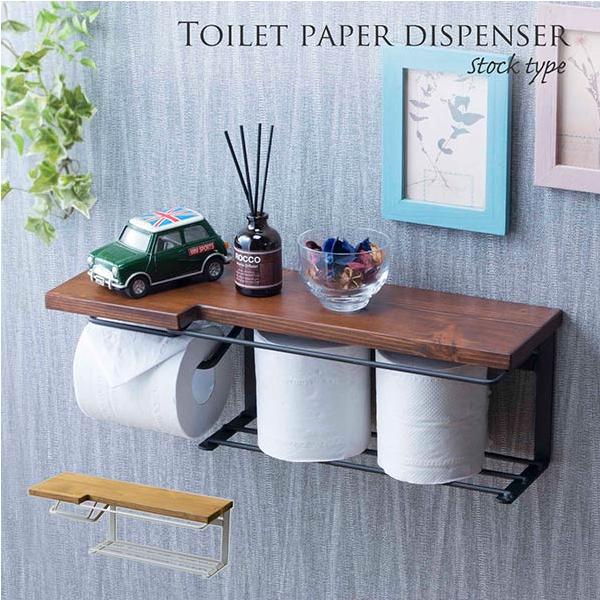 【商品について】■商品サイズなど：本体：幅44×奥行15.5×高さ15 cm■材質（素材）など天然木（スプルース材）/ラッカー塗装■仕様（その他）など完成品 生産国：台湾●商品説明：天然木とスチールを組み合わせたヴィンテージ風のトイレットペ...