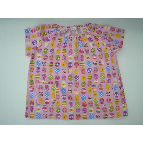 スモック 子ども用（園児用）スモック(ピンク地にたまご＆ひよこ柄)半袖 入園 入学(説明)●カラー：ピンク地にたまご＆ひよこ柄●素材：綿100％●サイズ：120cm(着丈約54cm）●ポケット左右2つ付き●日本製お絵かきや粘土遊び、お食事時...