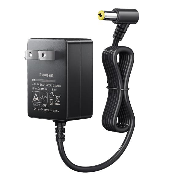 オムロン血圧計用ACアダプター Omron上腕式電子血圧計用 6V DCアダプタ電源充電器 HCR-7104 HEM-7120 HEM-7122 HEM-8731 HCR-7202 HCR-7106 HEM-1000 hhp-am01 he...