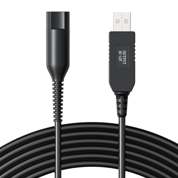 キョドド屋 ブラウン BRAUN シェーバー適用 充電USBケーブル 充電器 1M 12V出力 対応電動シェーバー シリーズ 互換 高耐久 便利性【USB充電対応】本製品はブラウンシェーバーに対応する互換性のあるUSB充電ケーブルです。出力...
