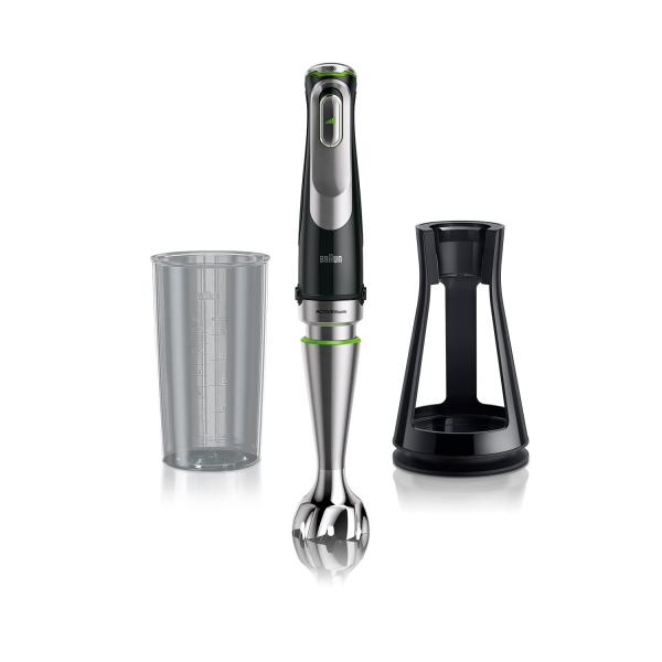 ブラウン ハンドブレンダー マルチクイック9 MQ9100XS 簡単操作 時短 離乳食 下ごしらえ スムージー スープ つぶす 混ぜる 1台2役 ハイパワー500W お手入れ簡単 食洗機 ドイツ設計 直感操作 ブレンダーレシピブック業界最大...