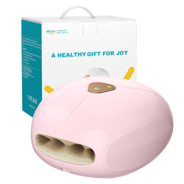 [ALLJOY] プレゼント ハンドケア グローブ型 ハンドモミ 手のケア リラックス 癒しグッズ 手袋 エアバッグ 両手対応 保湿 手のひら 指 空気圧 ヒーター コードレス ハンドウォーマー 収納ポーチ付 敬老の日 誕生日 母親 女性 ...