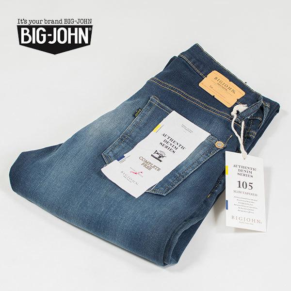 BIG JOHN ビッグジョンの人気シリーズ「COMPLETE FREE」よく伸びてよく戻り膝抜けしない、非常に柔らかなハイパワーストレッチ・スリムテーパードジーンズです。細すぎないテーパード型で、普段通りのサイズ選びで大丈夫です。サイズ ...