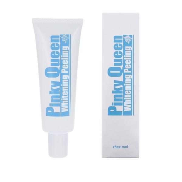 アンダーバストの黒ずみ、肌荒れに☆「ピンキークイーン ホワイトニングピーリング」アンダーバストの黒ずみや肌荒れの原因は...？→バストに合わない下着を着け続けたり、締め付けや摩擦による古い角質が原因。入浴前に気になるところを優しくマッサージ...