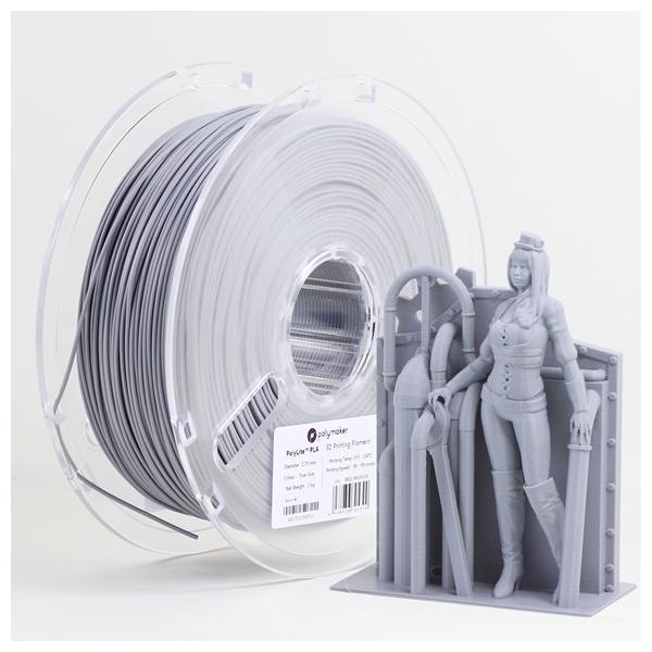 PolyLite PLAは、プリント性、層間接着性に優れ、またお手頃な価格により、スタンダードな3Dプリント素材として早くも定着しております。PolyLite PLAは全てIngeo3D850 PLAを原料としており、植物由来で環境にやさし...