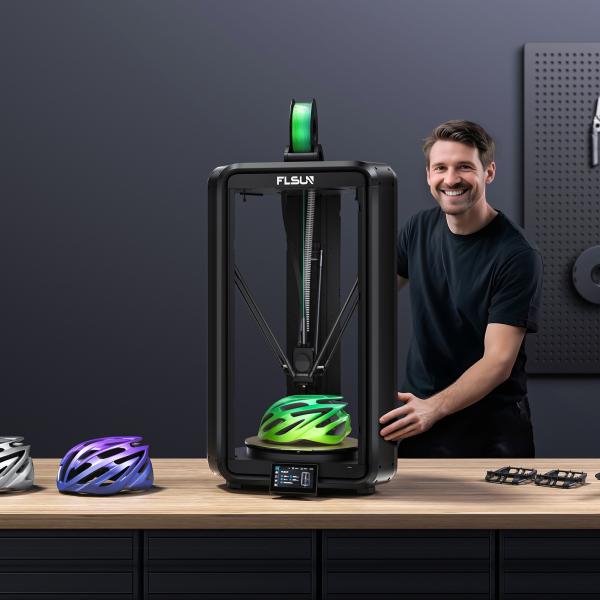 T1Maxは造形体積を拡大しても価格を抑えたコストパフォーマンスに優れています。ビルドボリュームはΦ300x251mmと拡大し、最高速度1000mm/s、ノズル最高温度300℃を特徴とするT1Maxは、気軽に高速３Ｄ造形可能な３Ｄプリンターです。