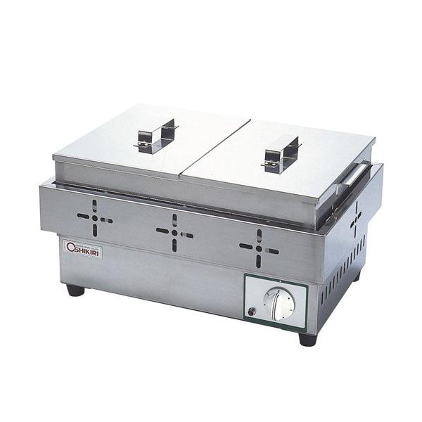 簡単操作で安定した熱効率！保温だけでなく煮込みからできる業務用おでん鍋。安定した電気加熱で熱伝導に優れ、均等に加熱・保温します。単相100Vで一般家庭のコンセントでも使用できます。商品番号11-OOD-6完成品（新品）サイズ外寸：幅485×...