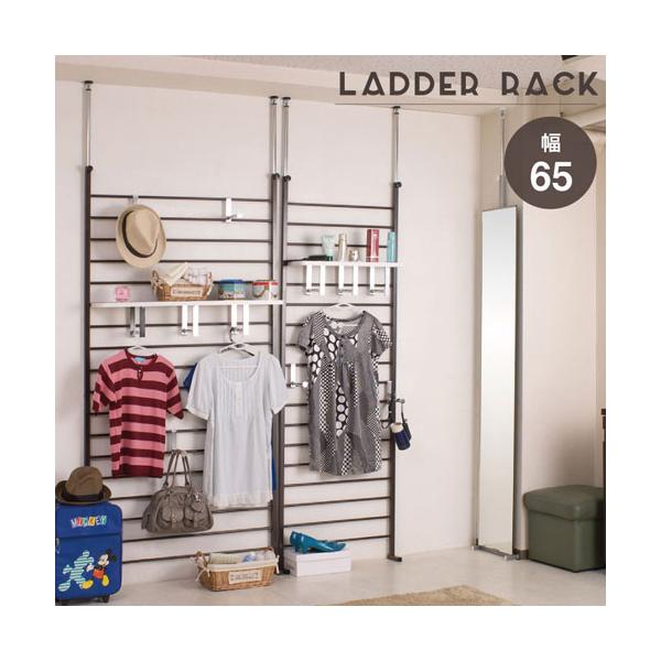 キッチンやリビング等、さまざまなシーンで活躍するラダーラック。フックや棚板をうまく活用して、あなたのオリジナルのお部屋に。商品番号15-nj-0001-97組立状態お客様組立の商品（新品）特記事項−付属品棚板×1、フック×2カラーダークブラ...