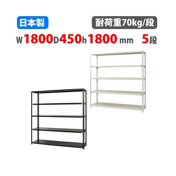 スチールラックの定番中の定番で、非常に使いやすいラックです。1段あたりの耐荷重は70kgで小物収納から少し重い物の収納にもピッタリ。カラーはホワイト・ブラックと使いやすく、リビング、ガレージ、倉庫など様々な場所で活躍します。商品番号16-N...