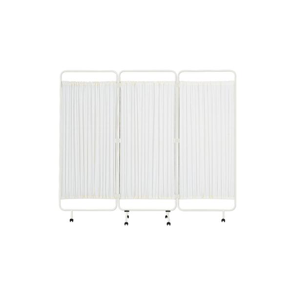 機能的なシンプルスクリーン！防炎加工のカーテンスクリーンです。キャスター付きなので移動も簡単に行えます。オフィスや医療施設、福祉施設などの間仕切りや目隠しに最適です。商品番号18-CW-56-C一部組立が必要な商品（新品）※配送先は法人限定...