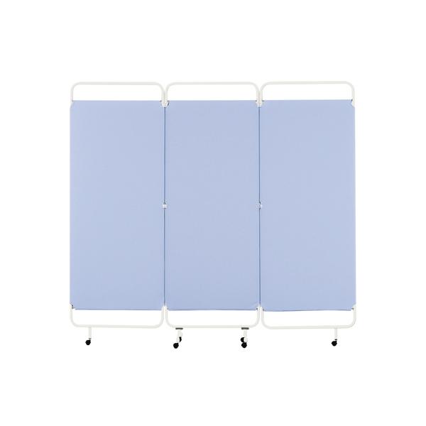 ふわふわ感触のソフトタッチ素材！制菌防炎タイプのスクリーンです。キャスター脚なので移動も簡単に行えます。オフィスや医療施設、福祉施設などの間仕切りや目隠しに最適です。商品番号18-SSW-553-C一部組立が必要な商品（新品）※配送先は法人...