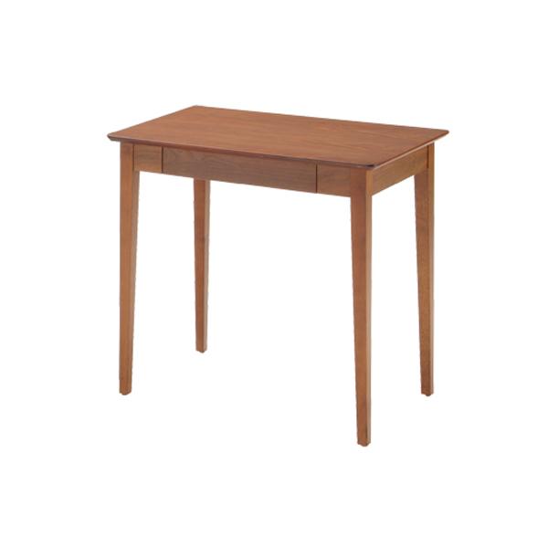 高級感溢れる本格派木製デスク！ウォルナットの気品ある木目のデスクです。シンプルでスタイリッシュなデザインがお部屋にマッチします。ベアリングレール式の引出しが付いているので小物の収納に便利です。書斎だけでなくリビングのパソコン台、作業台として...