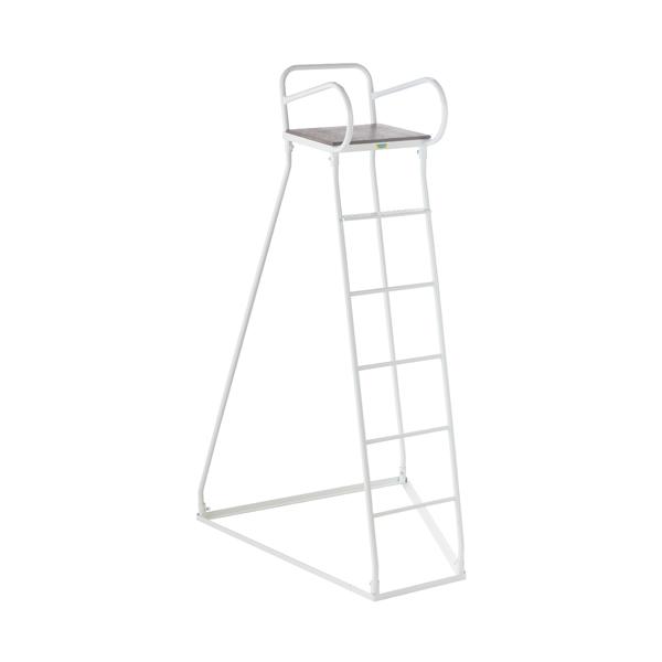 （公財）日本テニス協会推奨の座面高182cmタイプ！スチール製のテニス審判台です。（公財）日本テニス協会では審判台の高さを182cm以上と定めており、この高さを使うことを奨励しています。教育施設や運動施設で活躍します。商品番号LS-S-02...