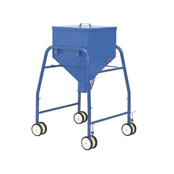 大型ライン引きにも使用できます！消石灰などのラインパウダーを保管できます。レバー操作式です。車輪付きなので移動が楽に行えます。教育施設や運動施設で活躍しています。商品番号LS-S-4123お客様組立の商品（新品）※配送の注意事項がございます...