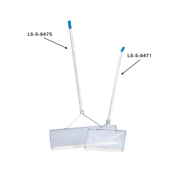 プールのゴミ掃除に最適！柄はアルミ、金具はステンレスで錆びにくいです。ネットの角度は可変式です。先端パットは樹脂でゴミをやさしく取り除きます。商品番号LS-S-9659お客様組立の商品（新品）※配送の注意事項がございます。詳細は下記表をご確...